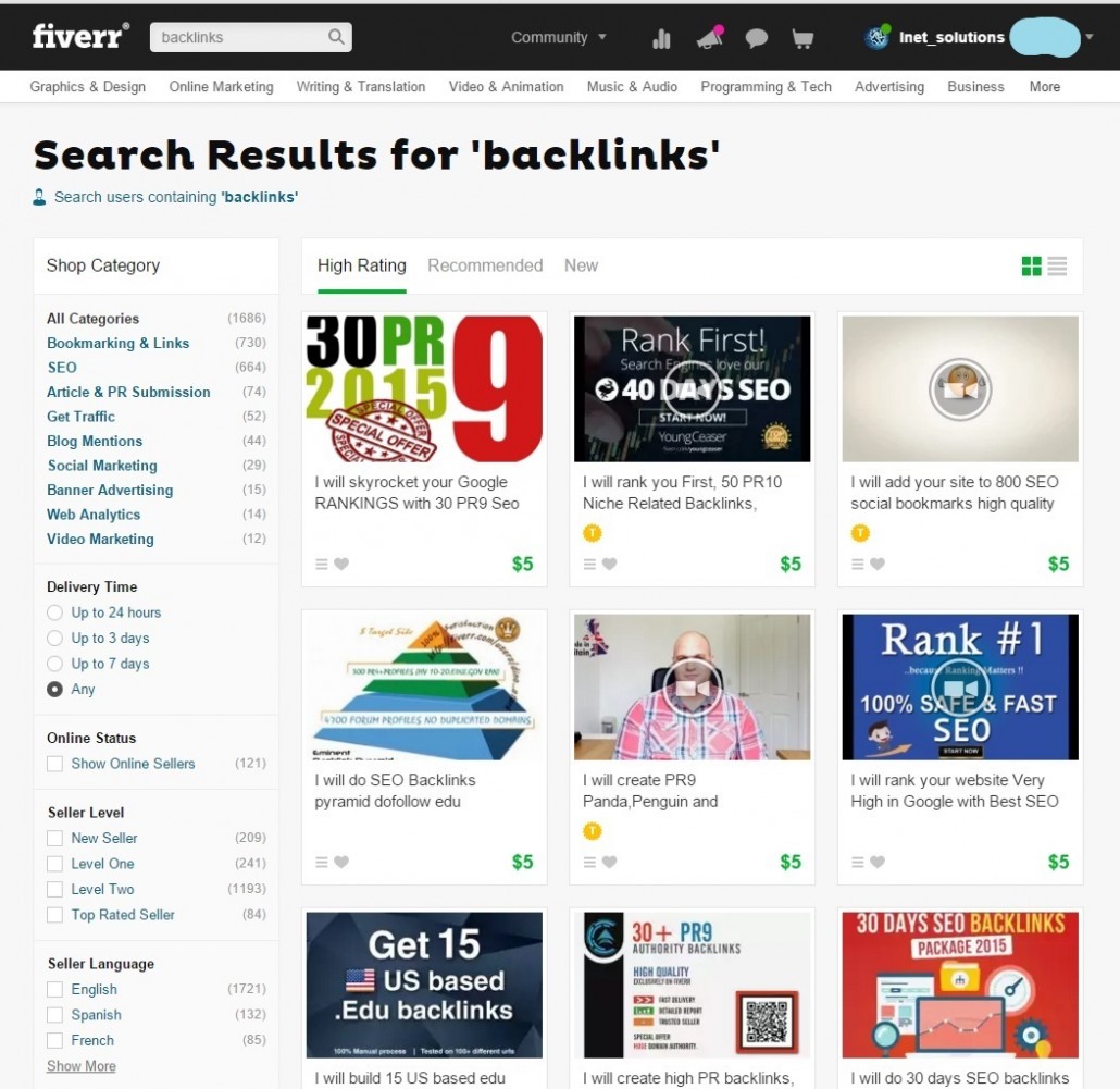 Revealed! Fiverr's Search Algorithm - How Fiverr Ranks Gigs | Inet ...